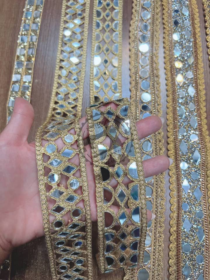 نوارخرجکار آیینه طلایی - آنلاین خرازی | نوار آیینه ای طلایی|نوار آیینه ...