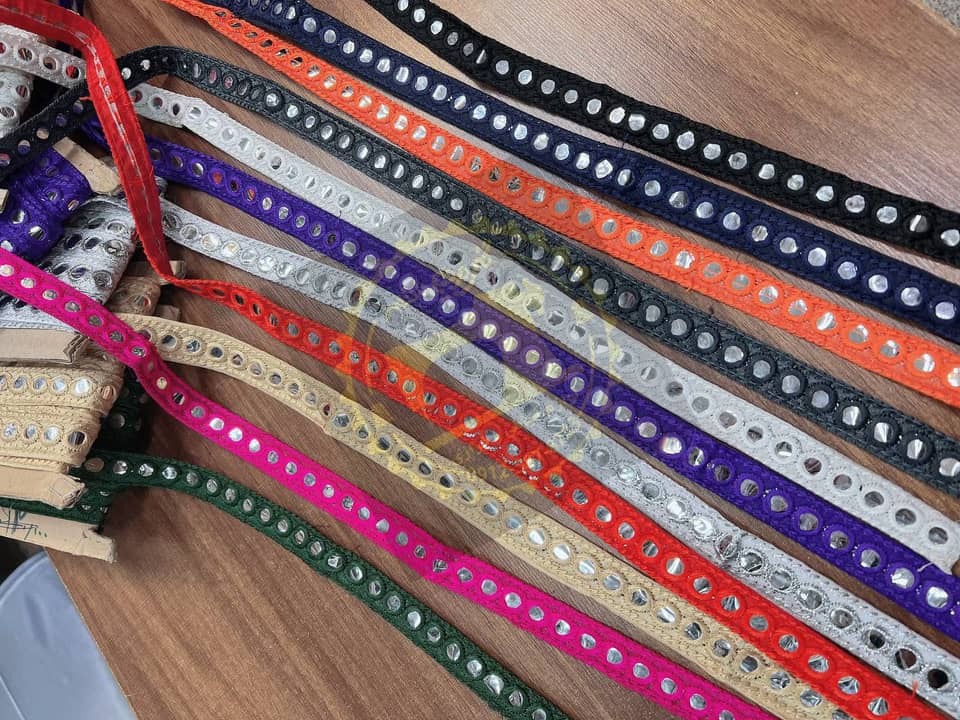 نوارسوزندوزی آیینه ای رنگی - آنلاین خرازی |نوار تزیینی متری|نوار خرجکار ...